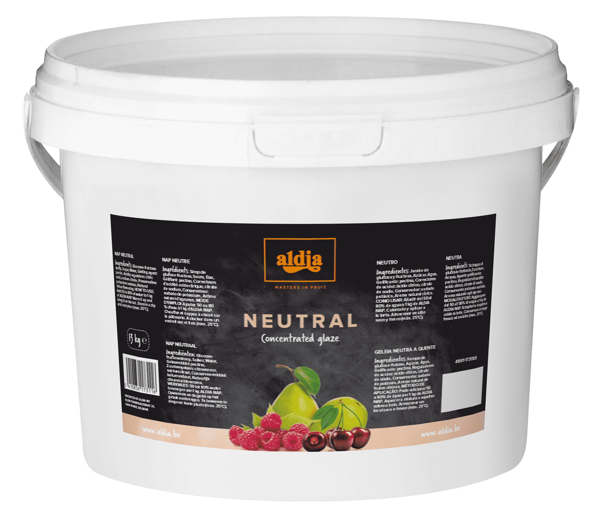 Aldia Pail Frugel Neutral Hot X 13Kgs - Macbake